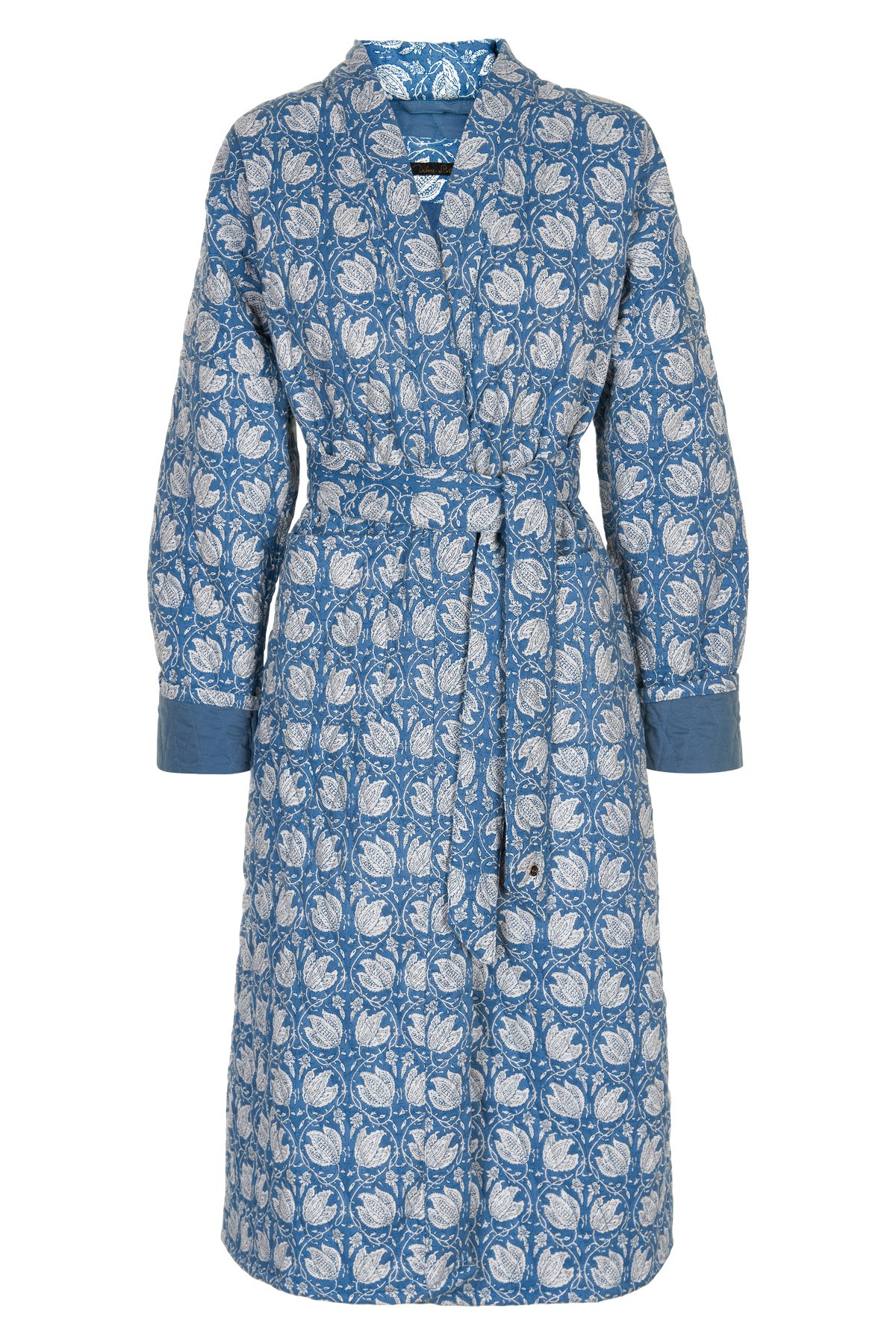 Simini dusty blue quilted cotton - Discover - Vibeke Scott